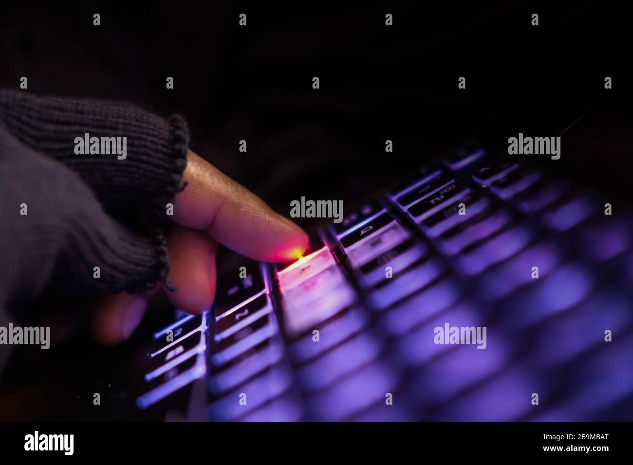 Close up cyber hacker hood hi-res stock photography and images - Alamy