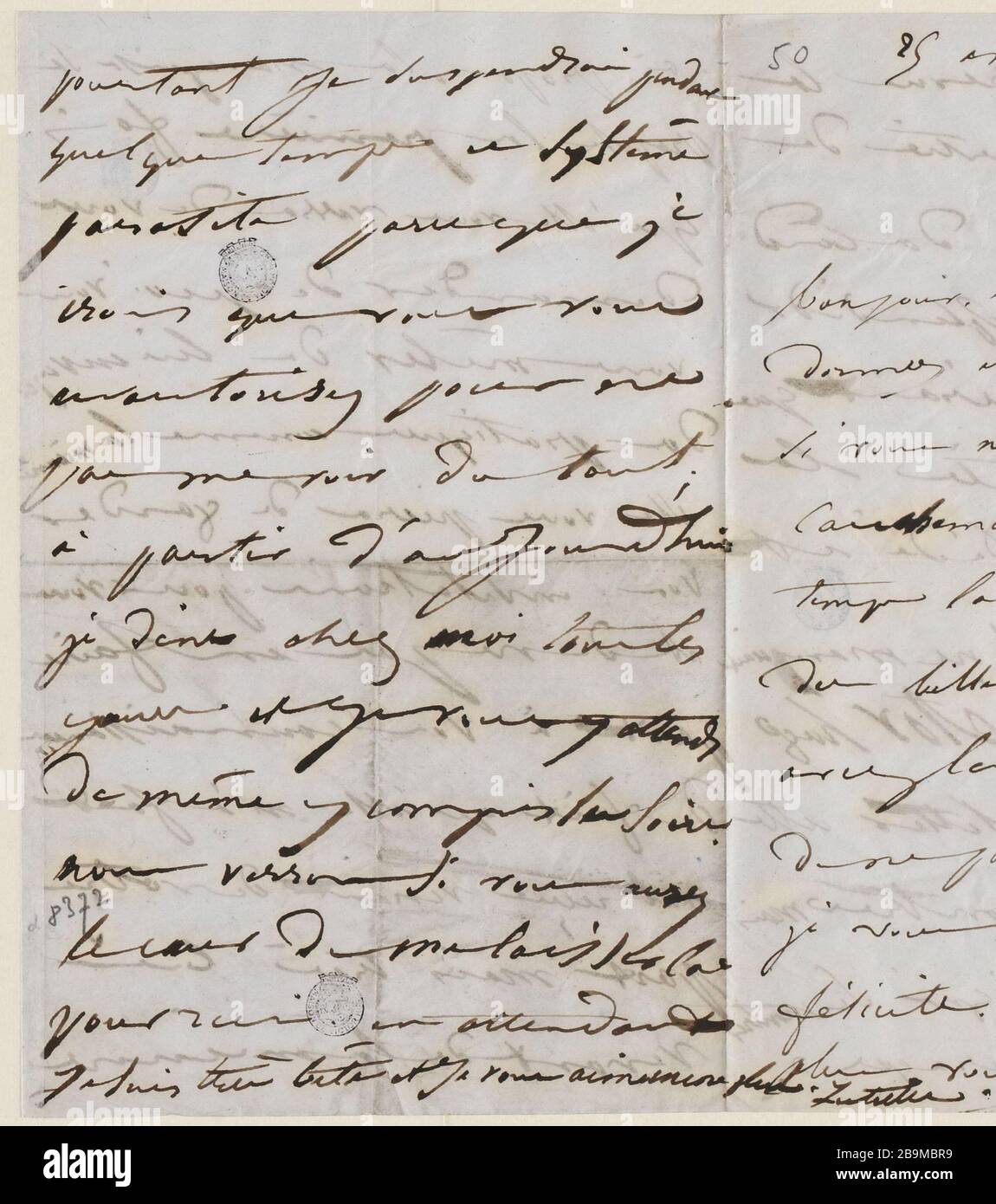 April 25 7 am Thursday morning [1850] Juliette Drouet a Victor Hugo ...