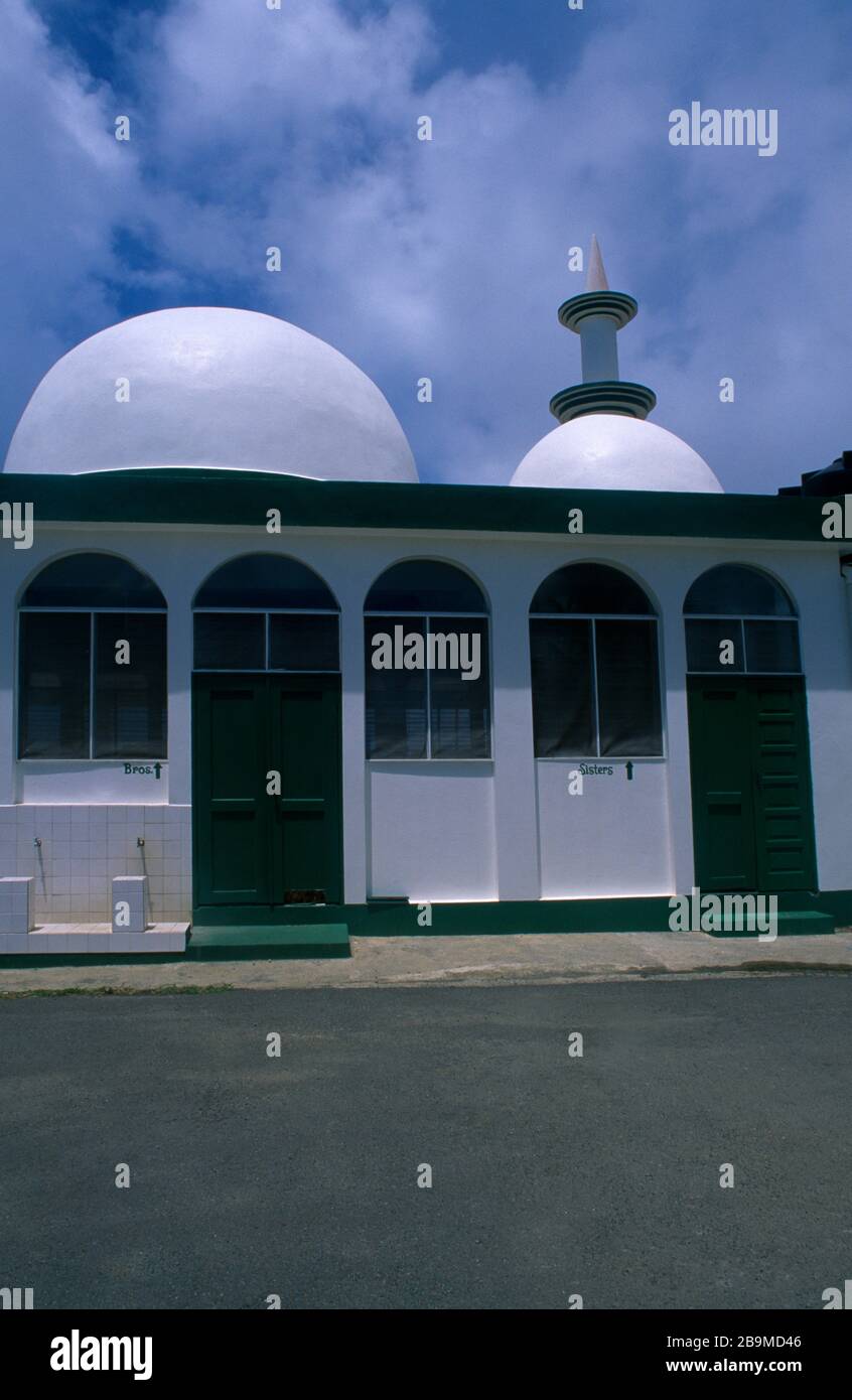 Crown Point Tobago Al Tawbah Mosque Male & Female Entrances Stock Photo ...