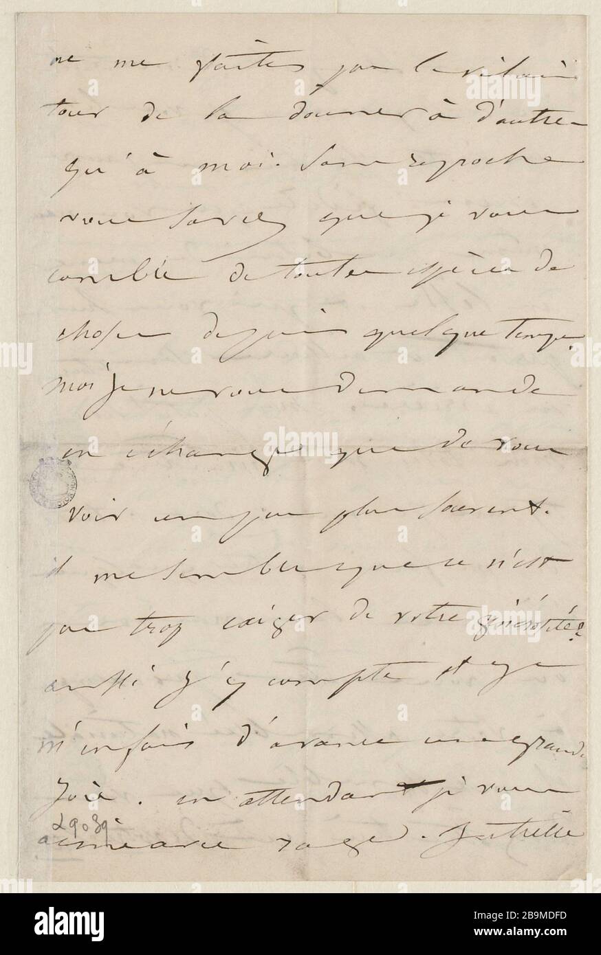 April 30 Monday noon [1849] Juliette Drouet a Victor Hugo ; 30 avril ...