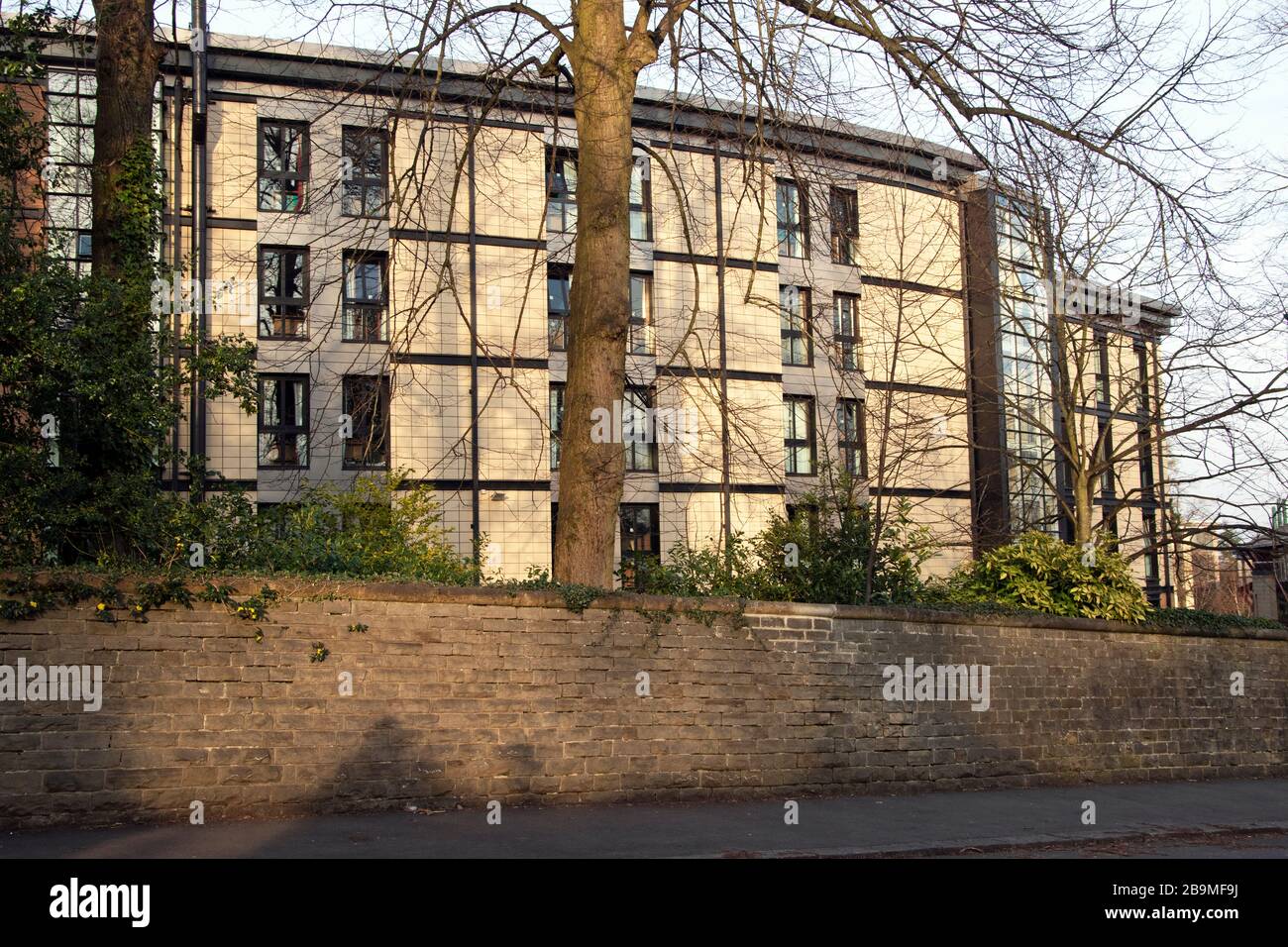 Block of student apartment flats, UK Stock Photo - Alamy