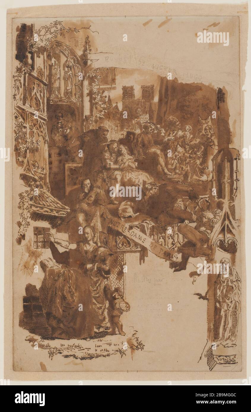 FRONTISPIECE FOR OUR LADY OF PARIS Charles-Henri Pille. Frontispice ...