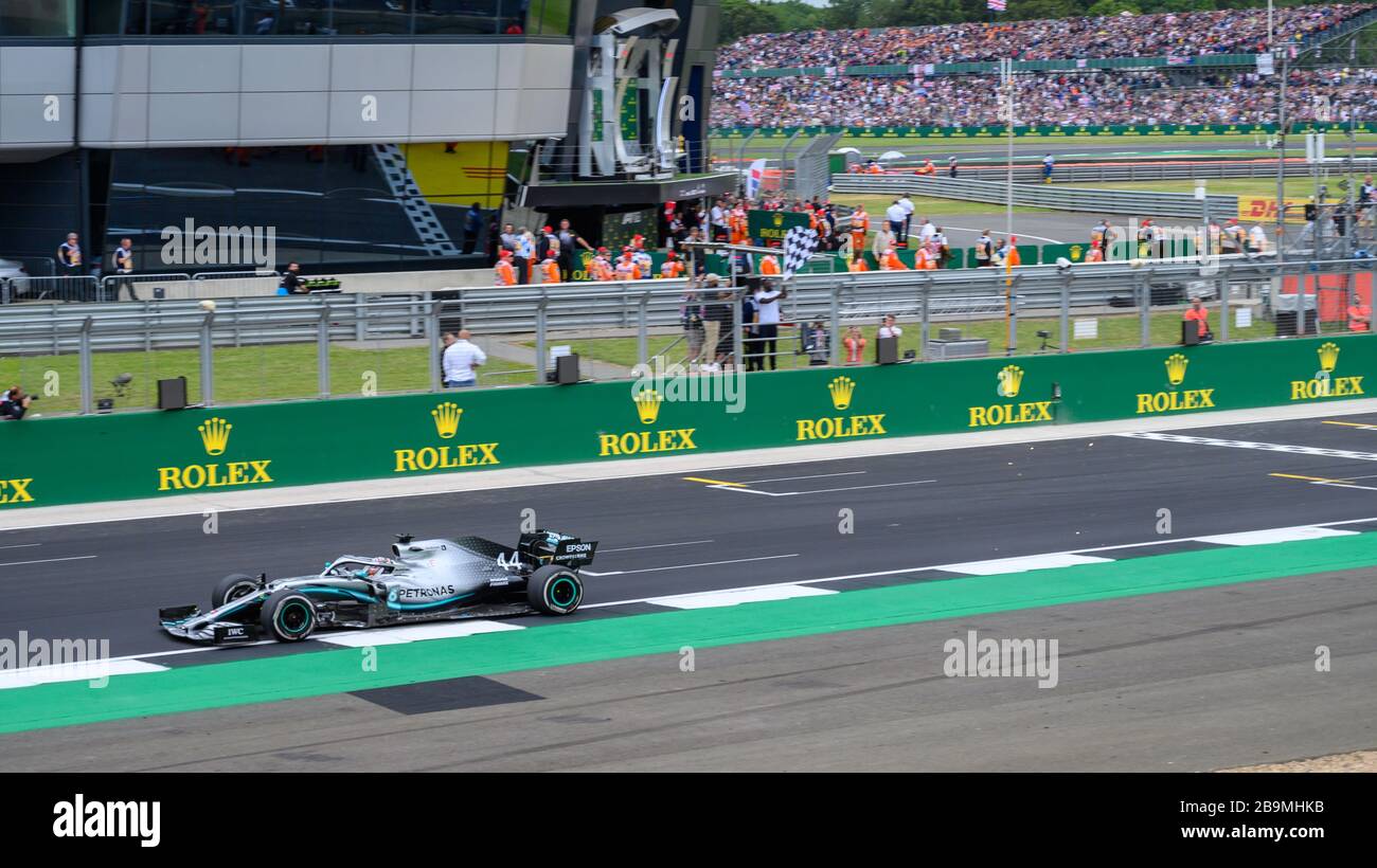 Lewis Hamilton - 2019 British Grand Prix, Silverstone, Northamptonshire ...