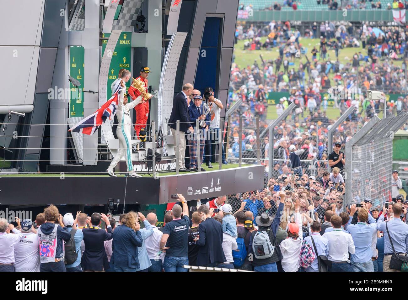 2019 lewis hamilton silverstone hi-res stock photography and images - Alamy