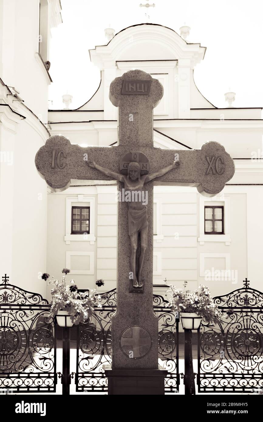 Religious Theme Photo - Jesus on the Cross Stock Photo - Alamy