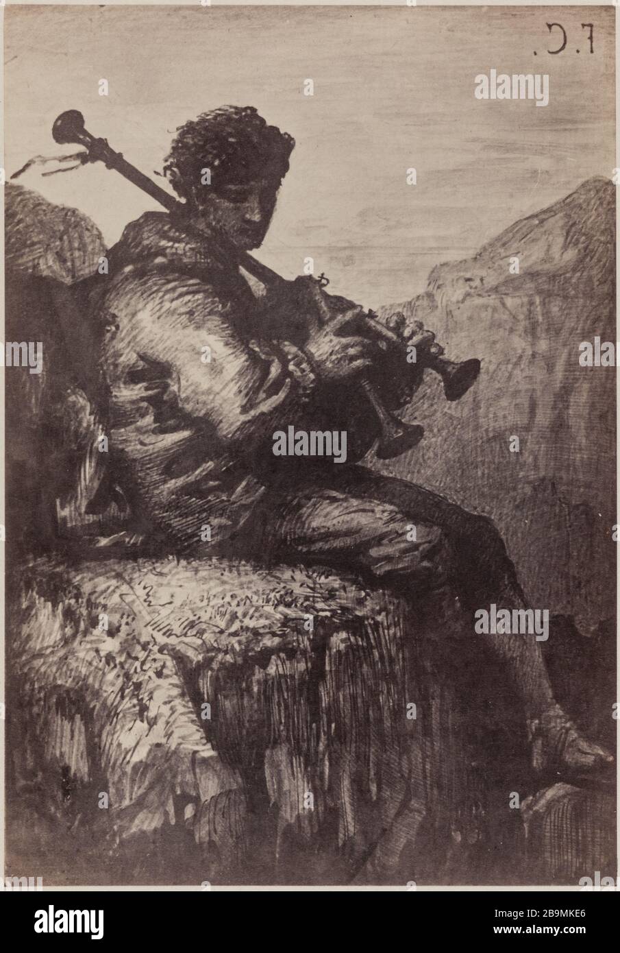 He had a bagpipe François Nicolas Chifflart (1825-1901). "Il avait un ...