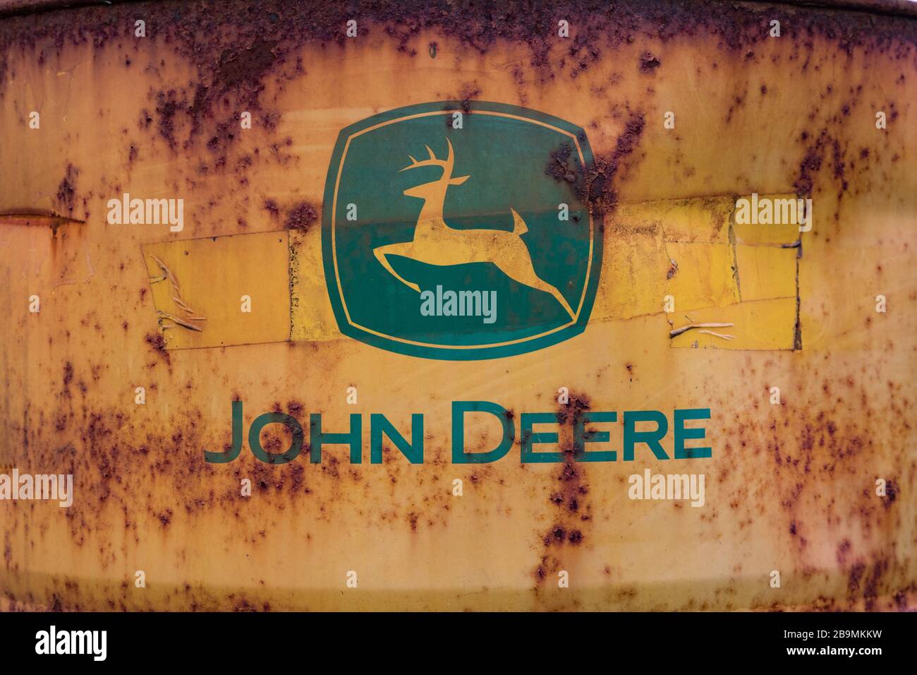 Old farm gas tanks hi-res stock photography and images - Alamy