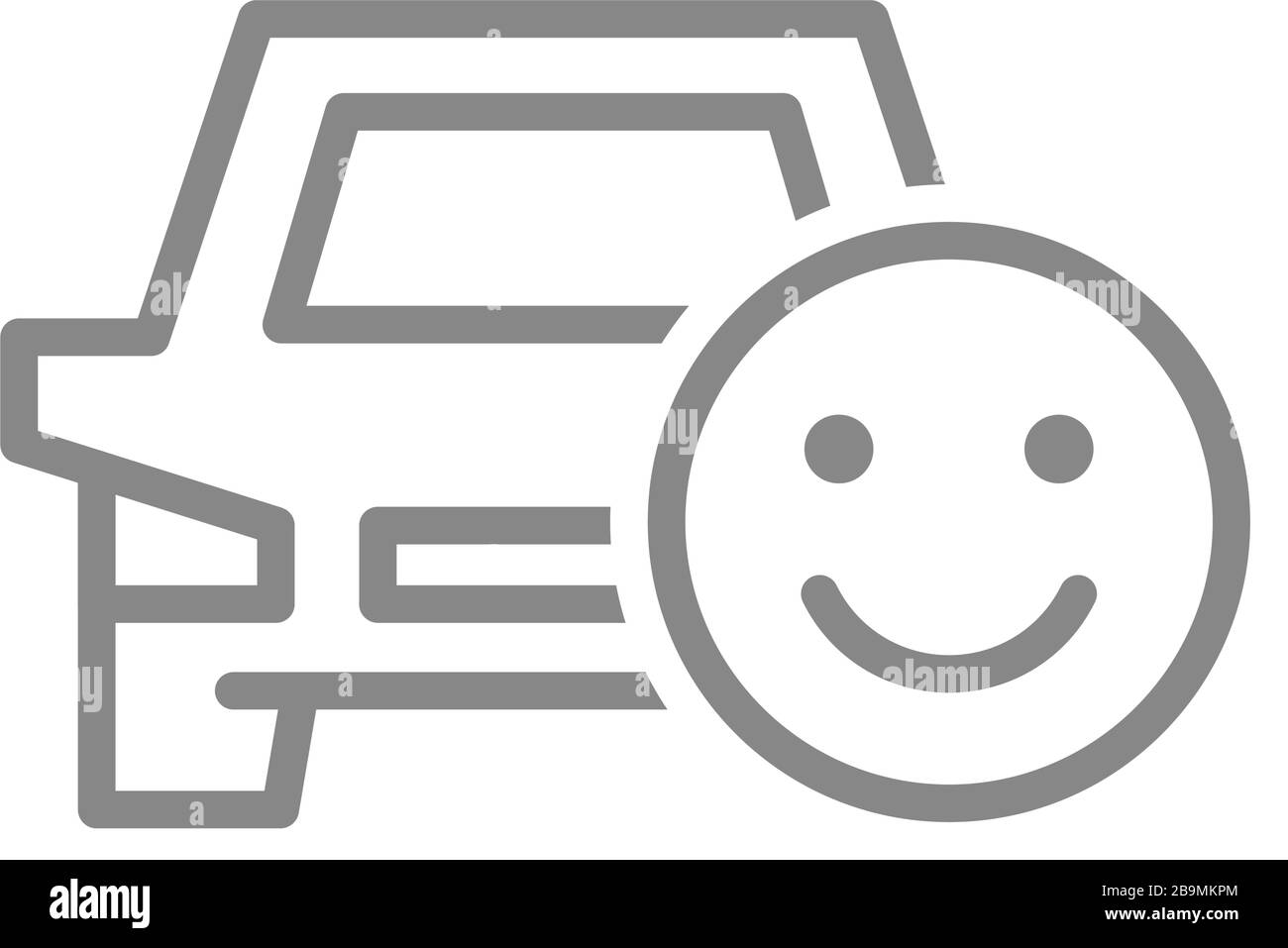Car happy face Stock Vector Images - Alamy