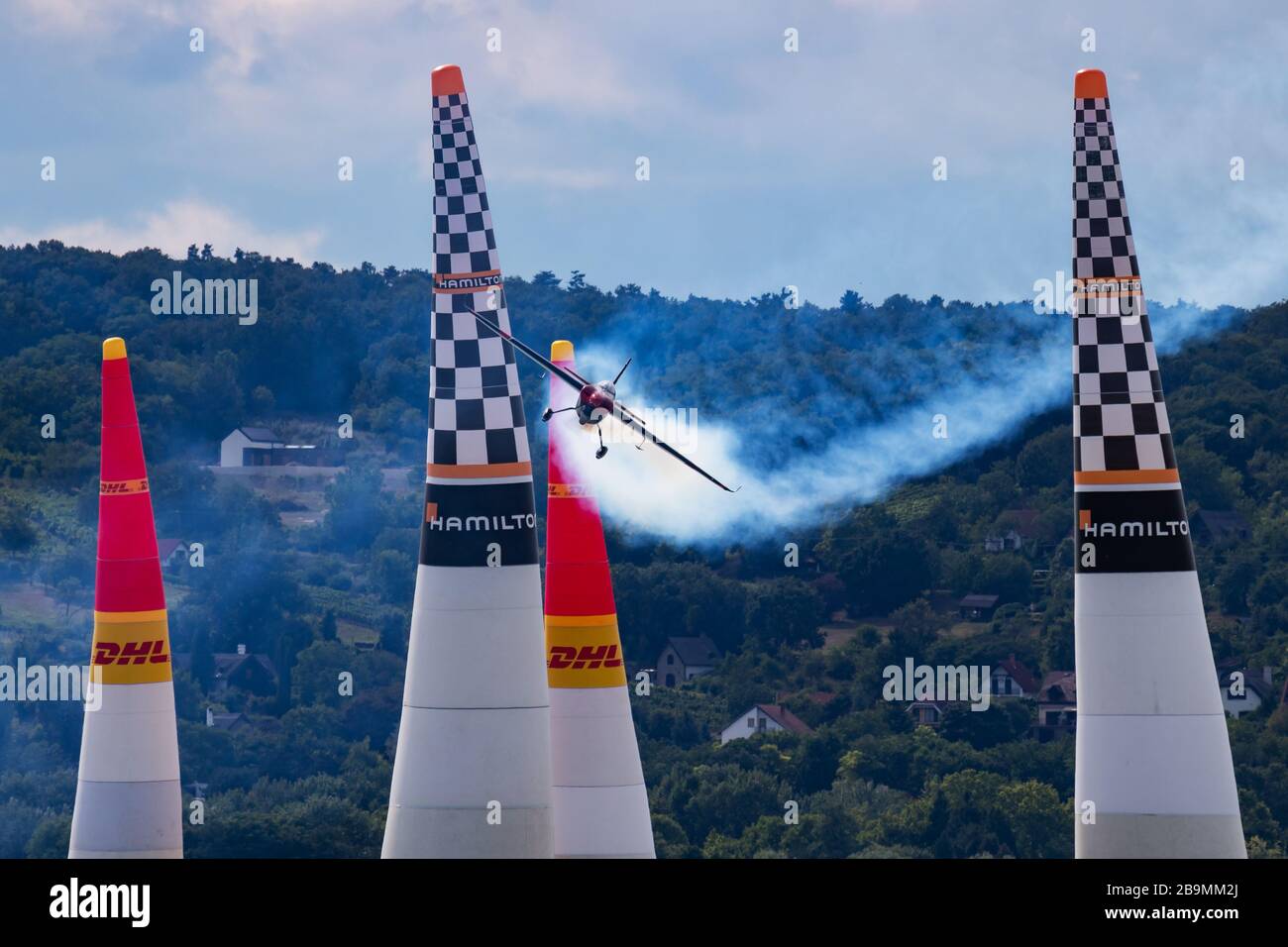 ZAMARDI / HUNGARY - JULY 13, 2019: Ben Murphy with N540BM Zivko Edge ...