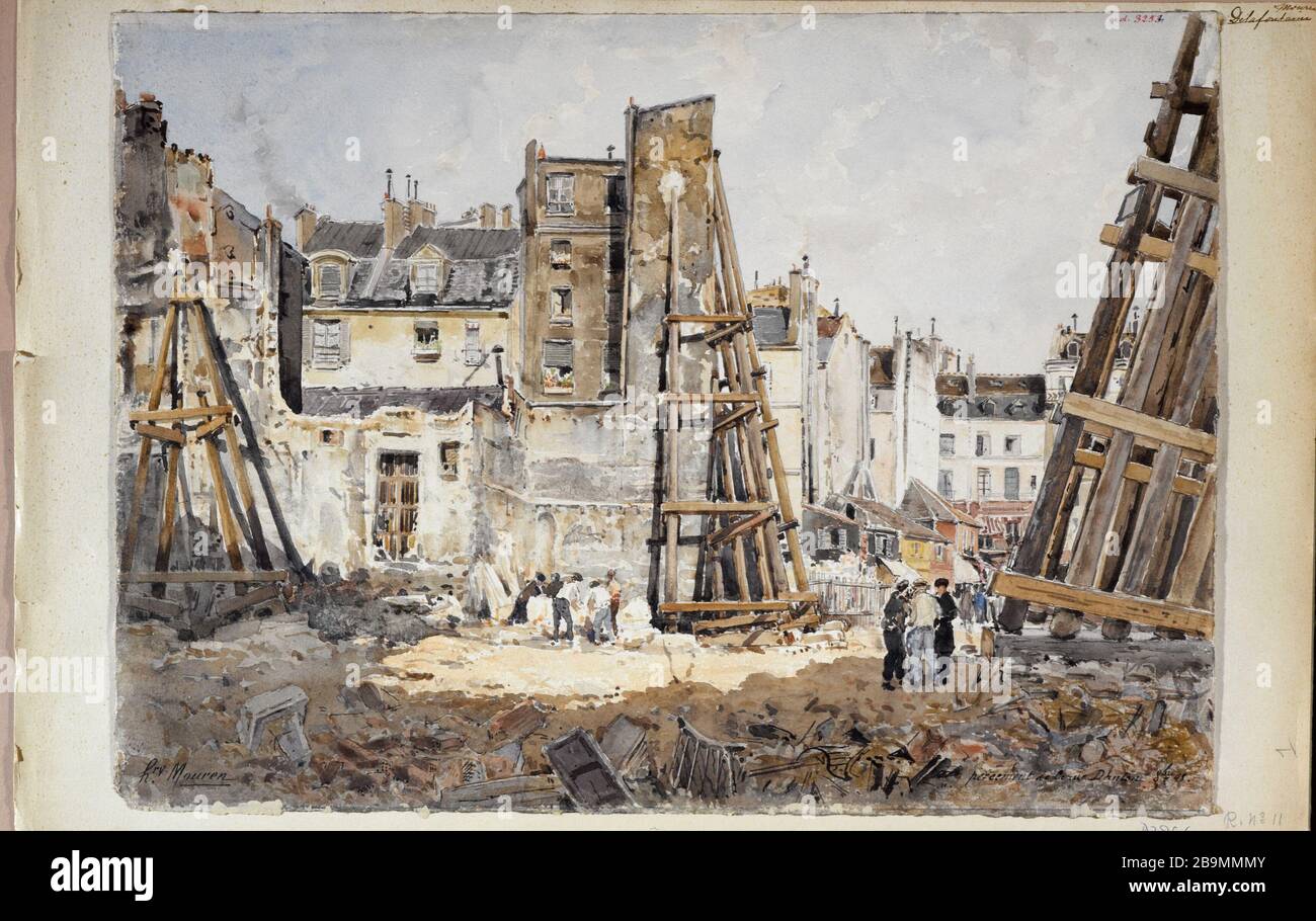 THE DRILLING OF RUE DANTON Henry-Laurent Mouren. "Le percement de la ...