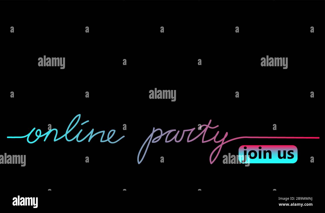 Rave party text banner Stock Vector Images - Alamy