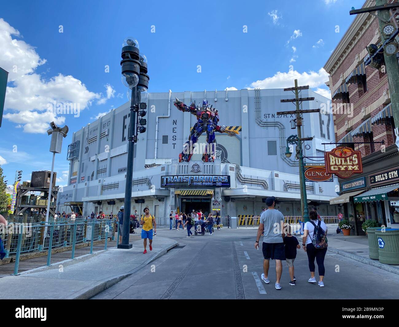Orlando,FL/USA-3/15/20: The entrance to the Transformers ride at ...