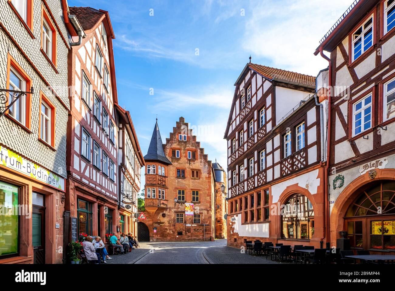 Historical city of Büdingen, Germany Stock Photo - Alamy