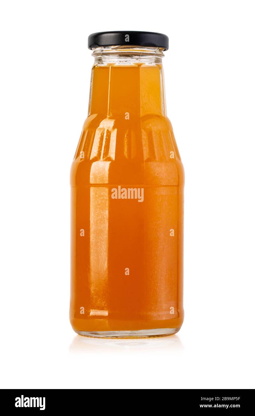juice bottle isolated on white with clipping path Stock Photo - Alamy