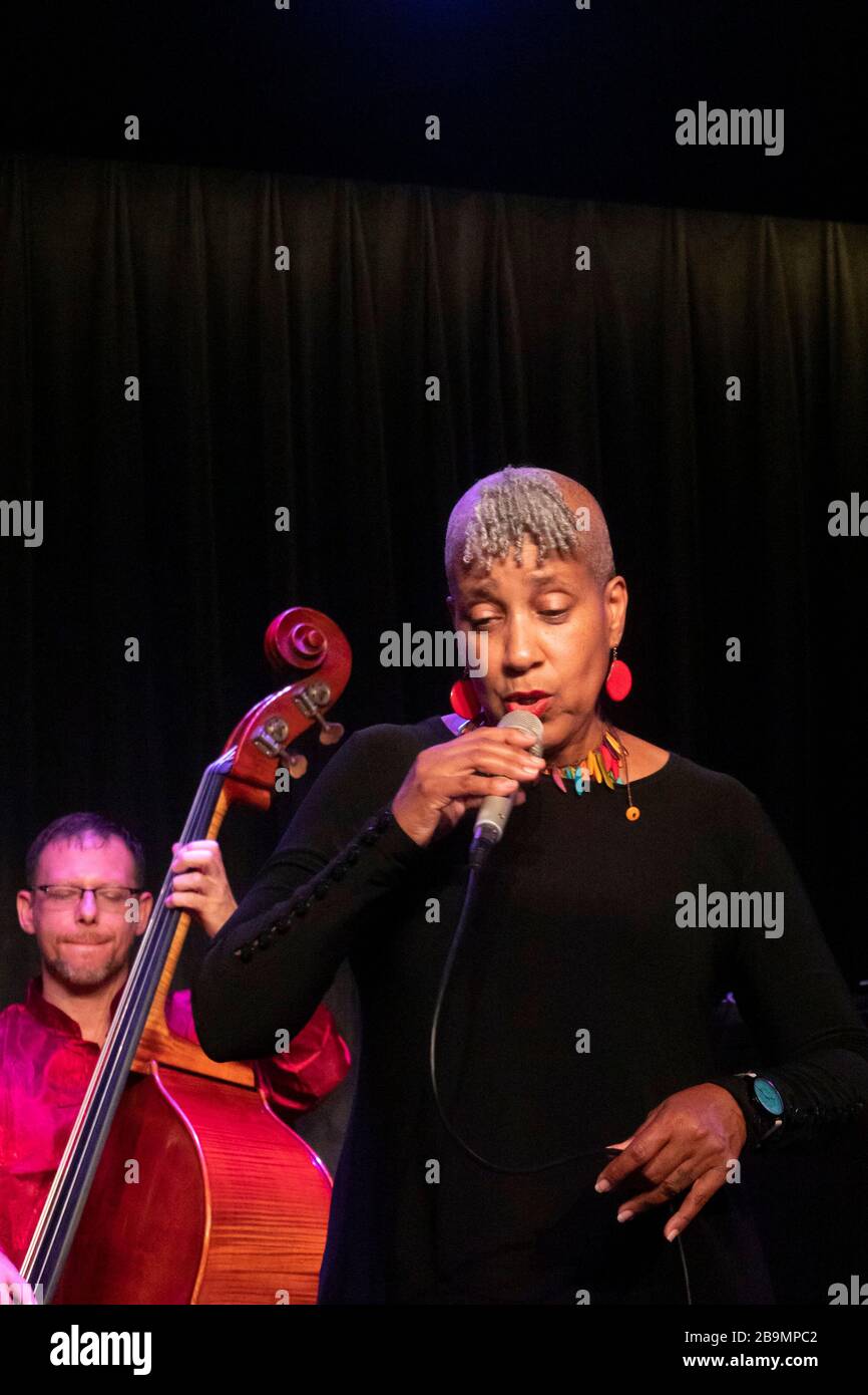 René Marie preforming at Jazz at the Lincoln Center, Shanghai, China ...