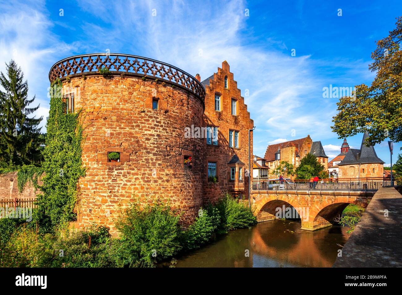 Bridge in Büdingen, Germany Stock Photo - Alamy