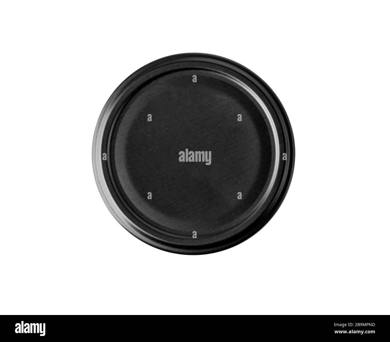 bottle lid isolated on white background, top view with clipping path ...