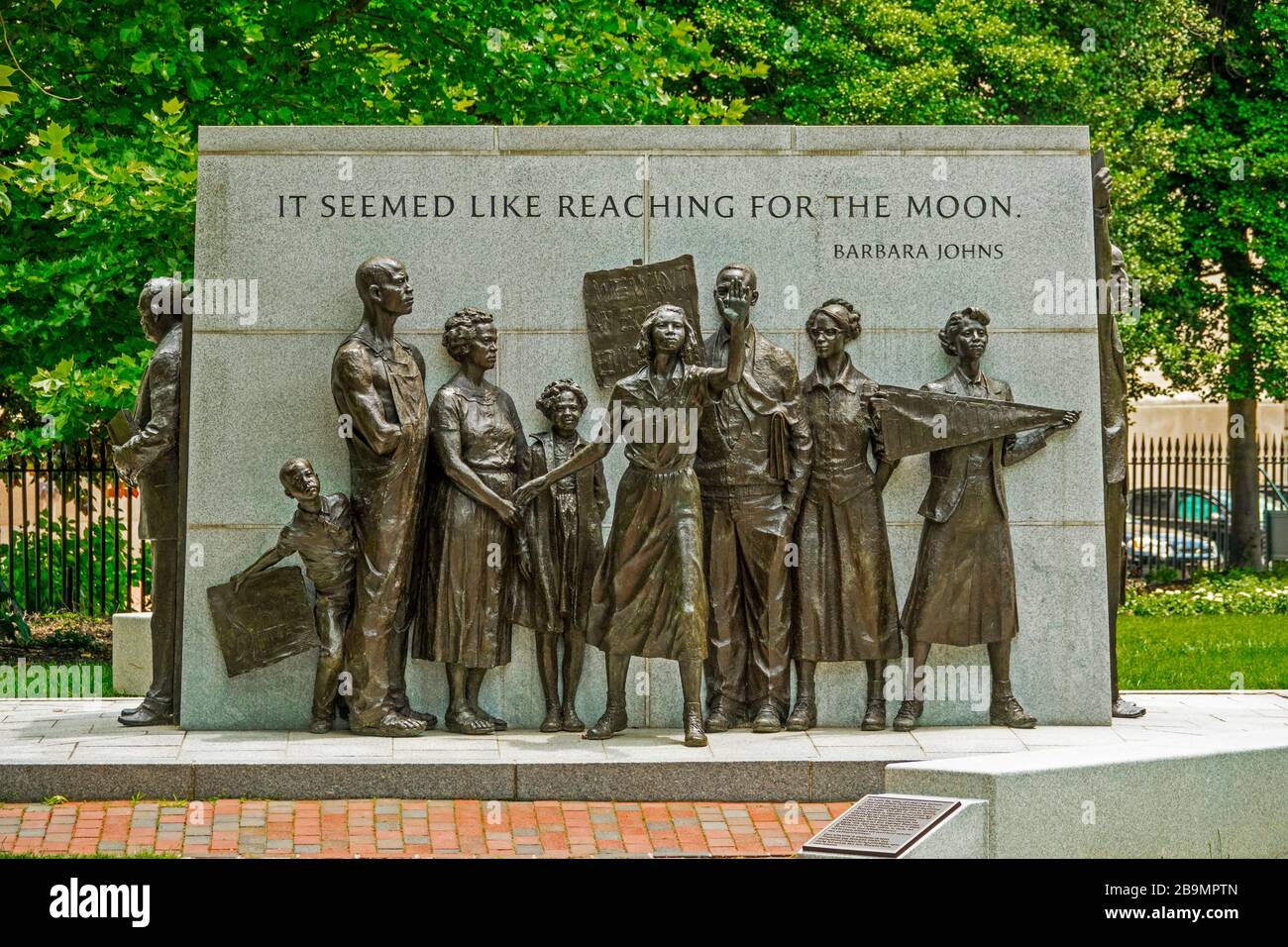 The Virginia Civil Rights Memorial is a monument It seemed like ...