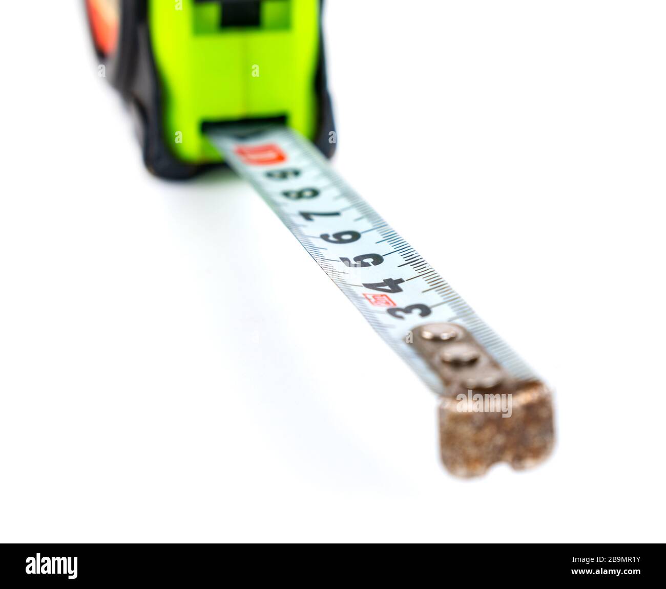 Measuring tape, meter isolated on white background Stock Photo - Alamy