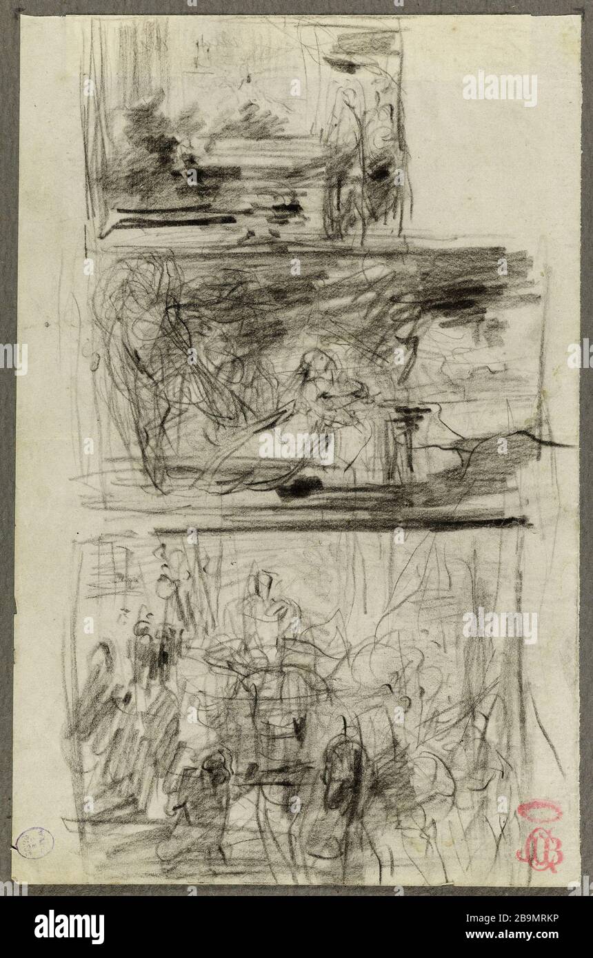 Three bunk tables religious scenes. Jean-Baptiste Carpeaux (1827-1875 ...