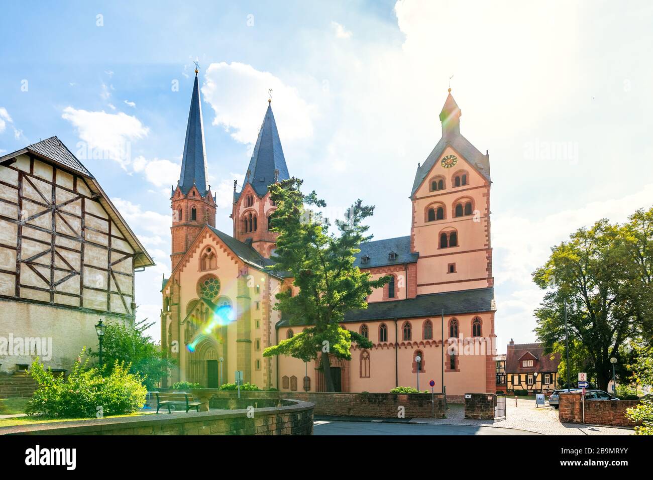 Church in Gelnhausen, Hessen, Germany Stock Photo - Alamy