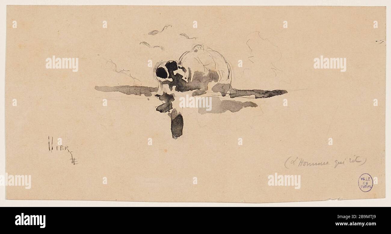 Illustration for The Man Who Laughs Victor Hugo tail piece of Book IV ...