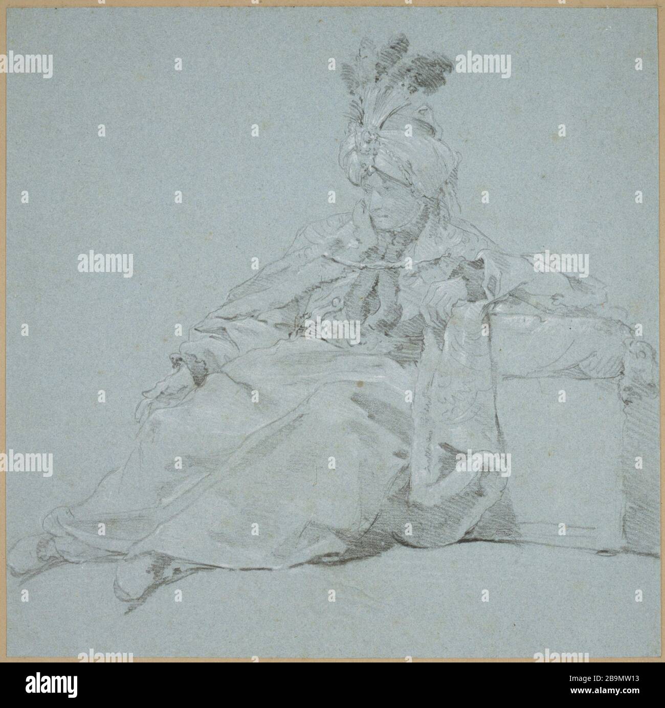 The black eunuch - The Sultan caravan to Mecca Joseph Marie Vien (1716 ...