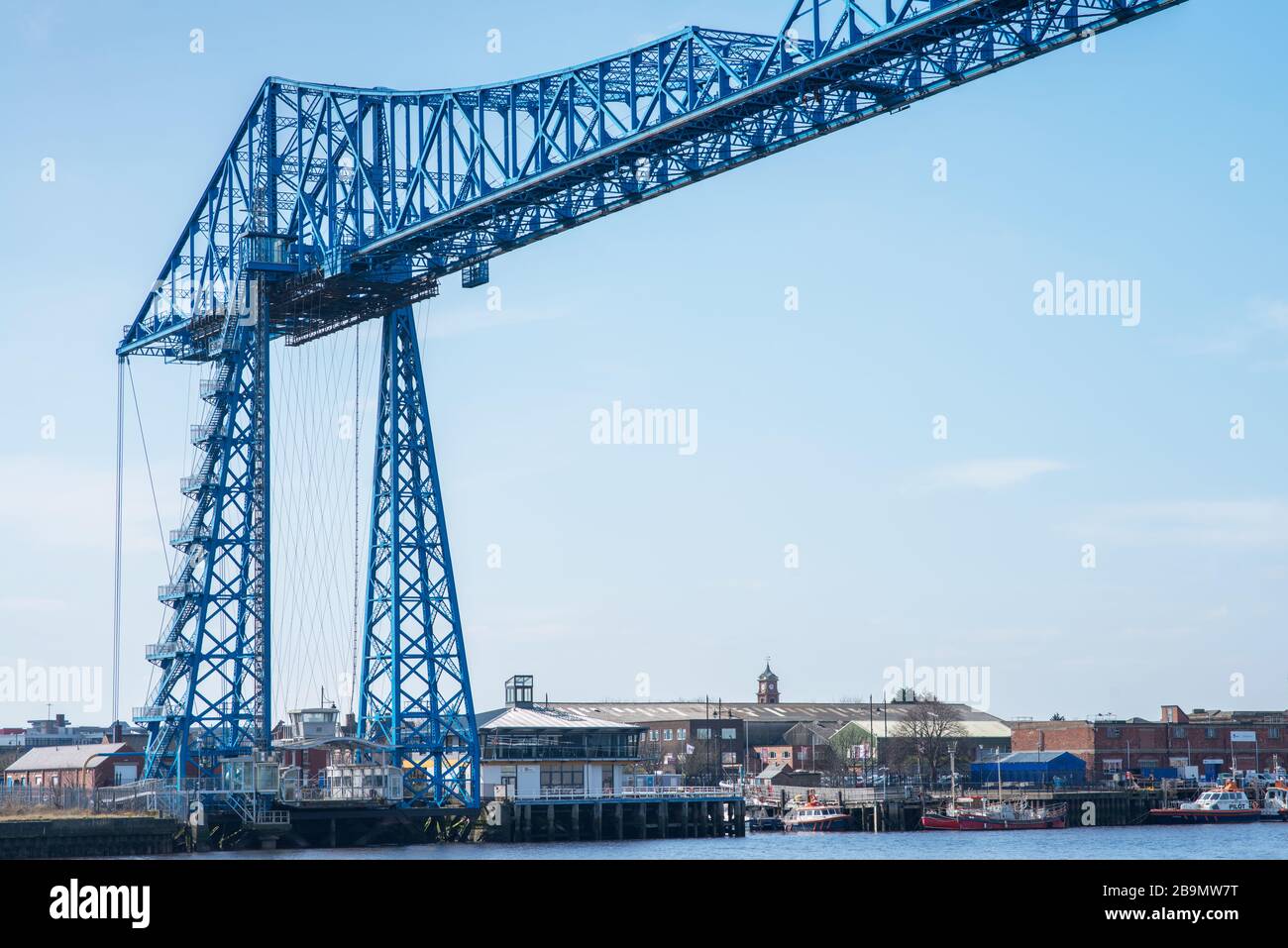 Middlesbrough Transporter Bridge, Middlesbrough Stock Photo - Alamy