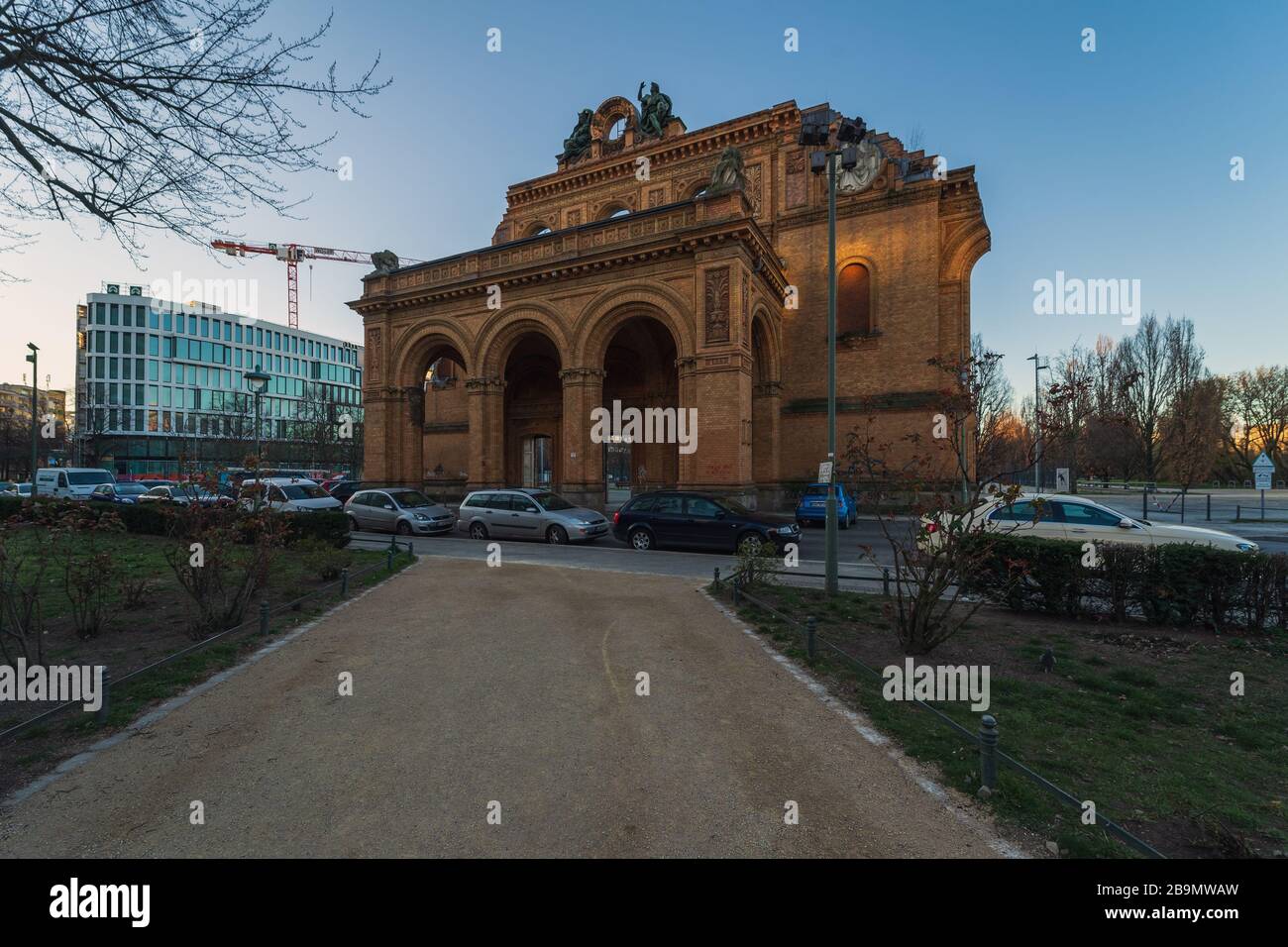 BERLIN - MARCH 22, 2020: Remains of Anhalter Bahnhof, is a former ...
