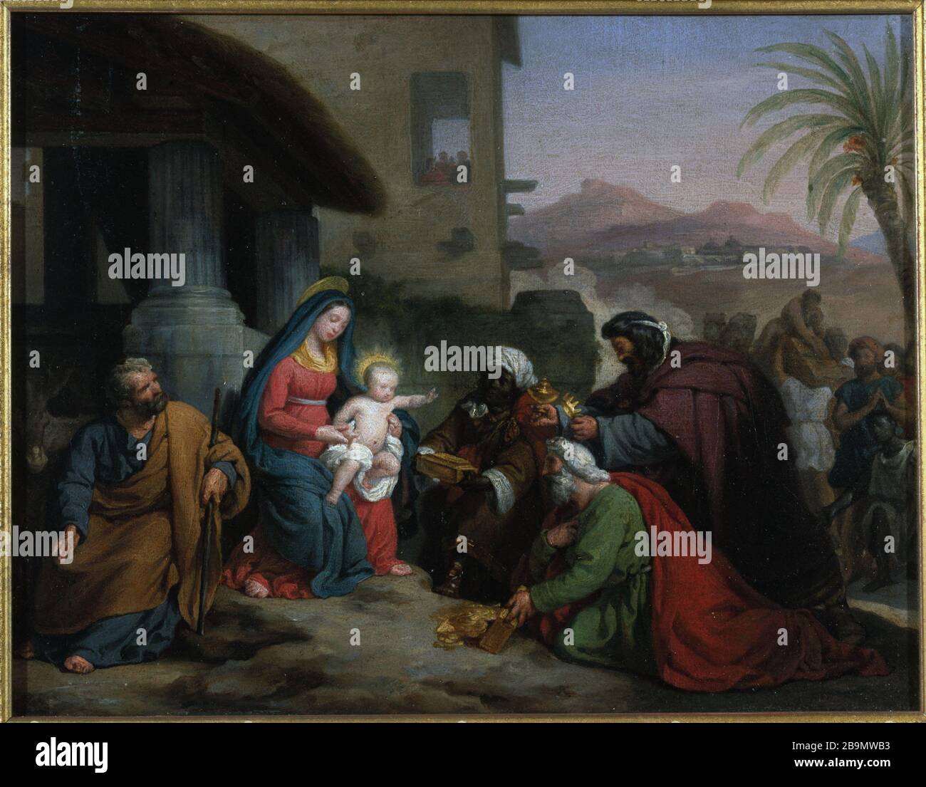 Adoration of the Mage Jean-Pierre Granger (1779-1840). "Adoration des ...