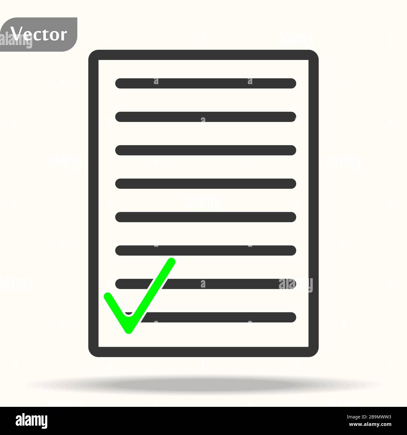 Checklist Icon Vector Logo Template Illustration Design. Vector EPS10 ...