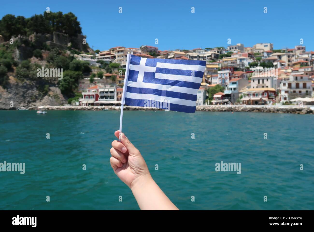 Greece greek hellas flag national symbol tourism travel destination hi ...