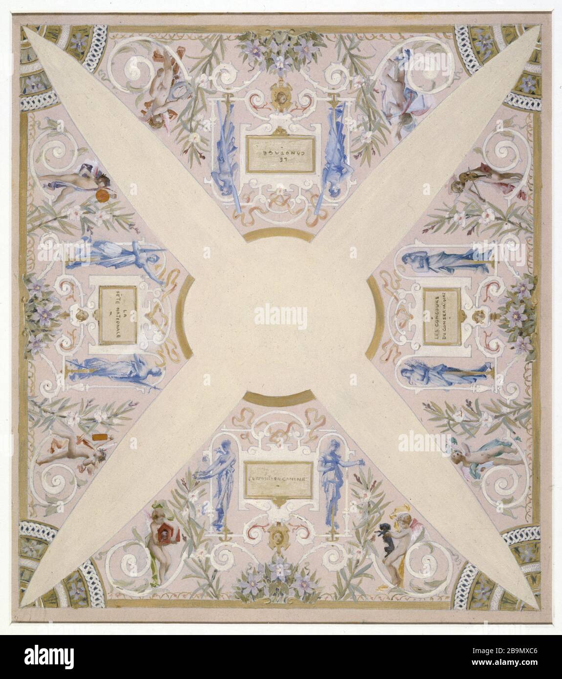 Luc-Olivier Merson (1846-1920). The months Luc-Olivier Merson (1846 ...