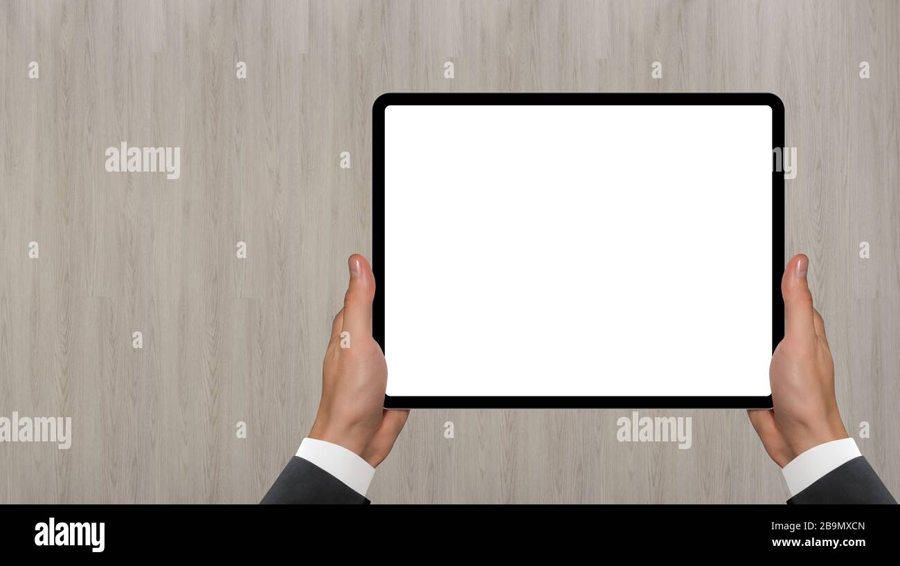 Digital tablet in hands Stock Photo - Alamy