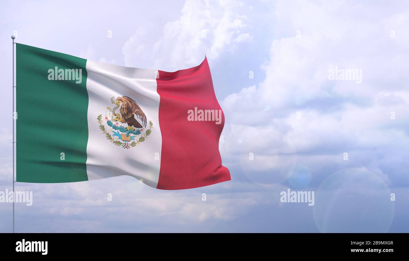 Flag mexico background hi-res stock photography and images - Alamy