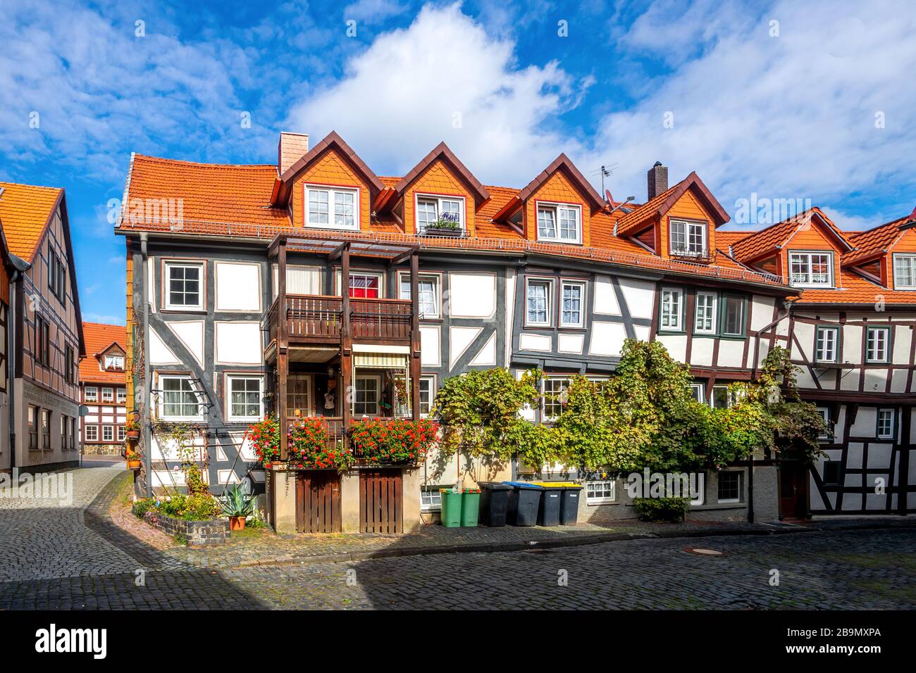 Historical city in Alsfeld, Germany Stock Photo - Alamy