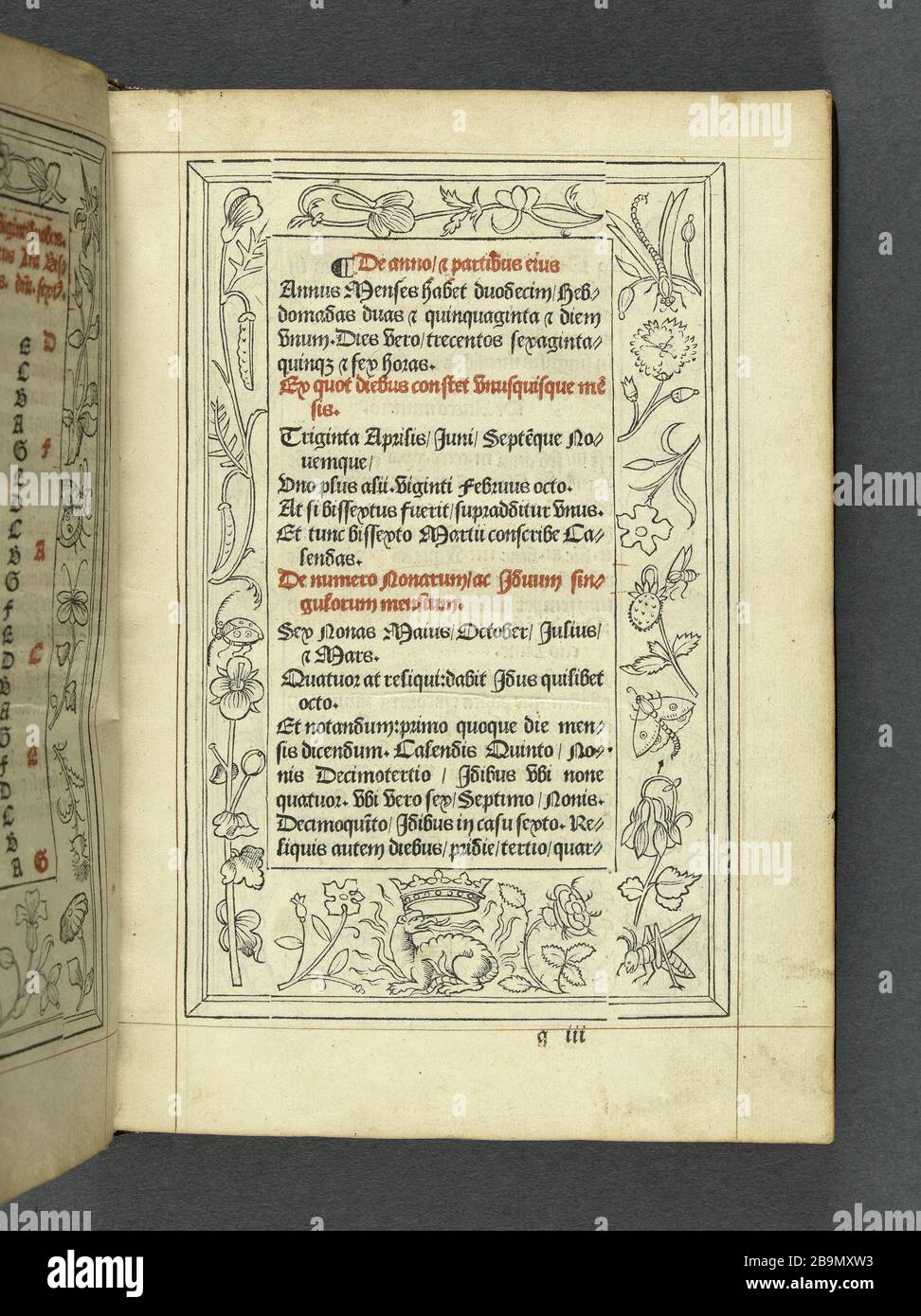 CLOCK Simon Du Bois pour Geoffroy Tory"Horae". Paris, 1527. Musée des ...