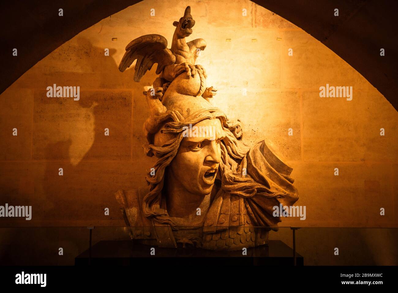 The Statue of Marianne, Symbol of the French republic, 6 months before ...