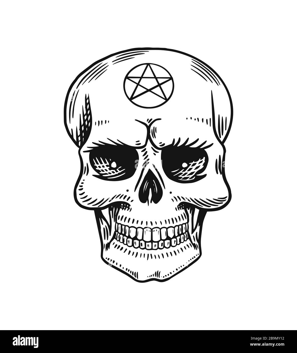 Human Skull Symbolism Tattoo Of Human Skull With Broken Clockwork