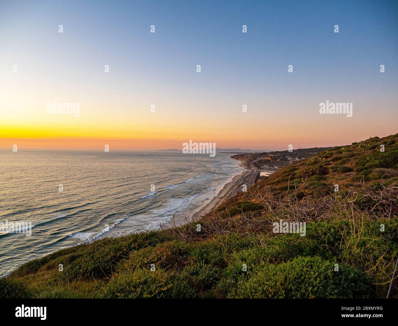 Torrey pines beach sunset hi-res stock photography and images - Alamy