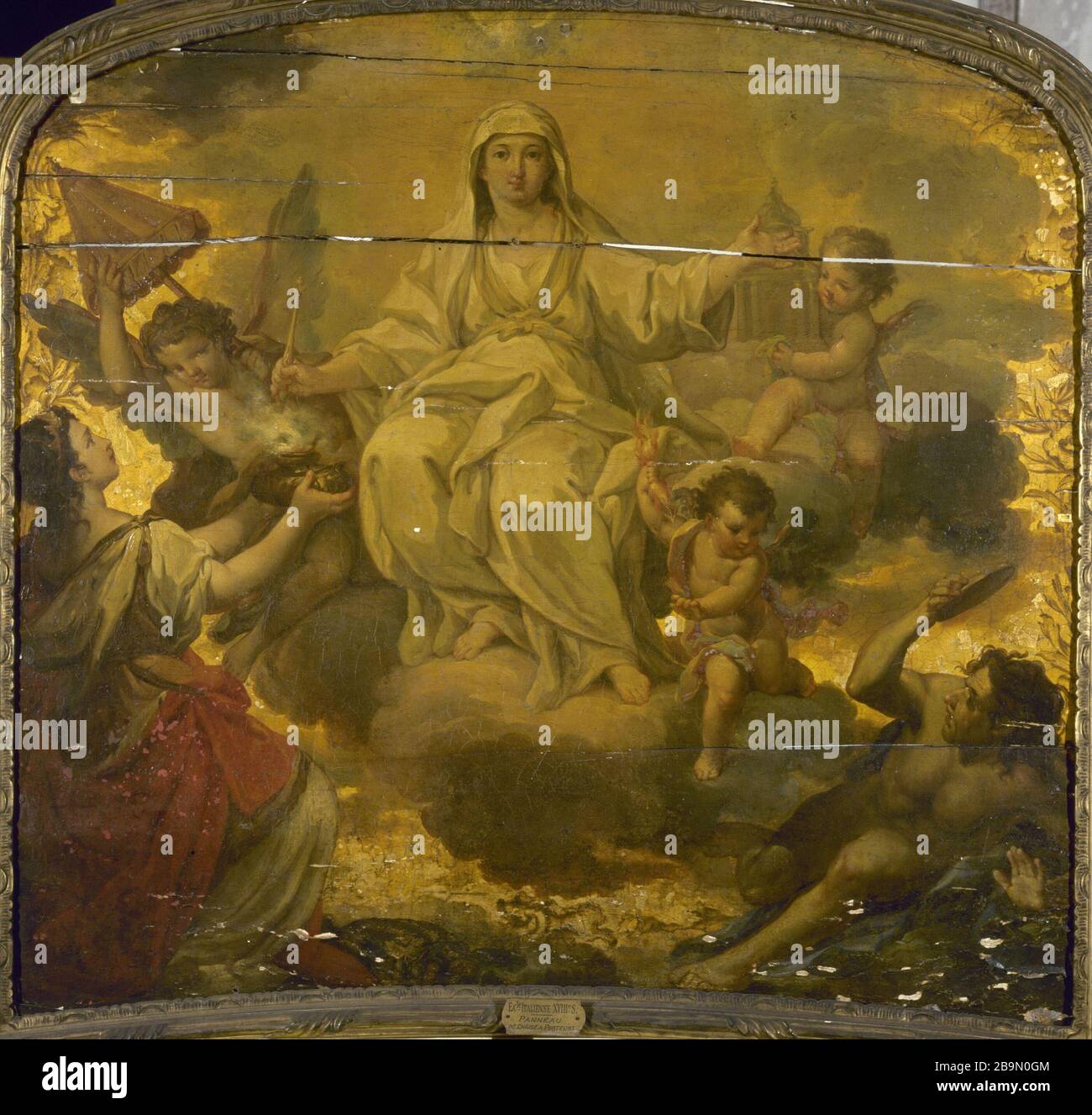 ALLEGORY. THE TRIUMPH OF RELIGION Sebastiano Conca (1680-1764 ...