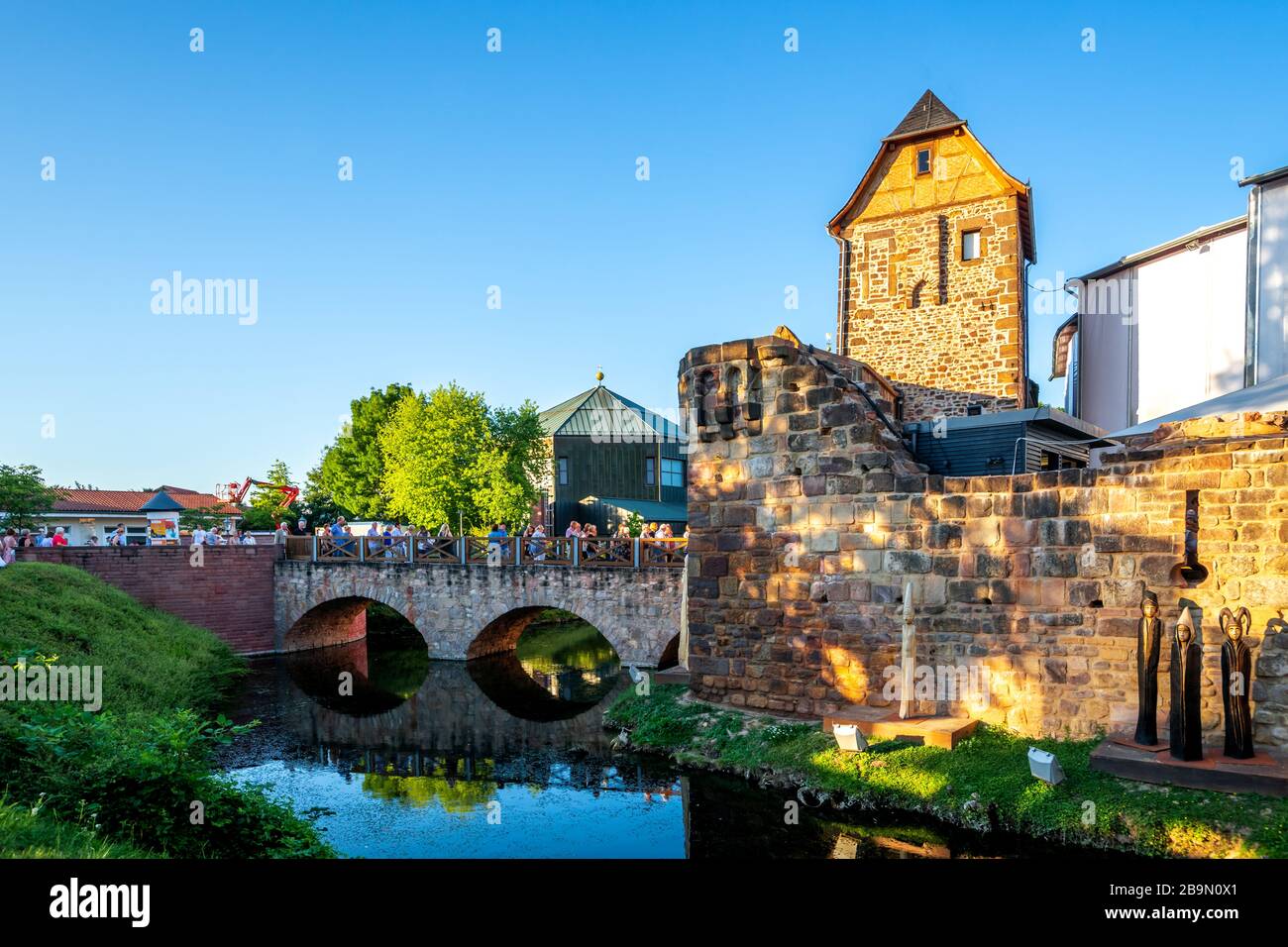 Castle in Bad Vilbel, Nidda, Germany Stock Photo - Alamy