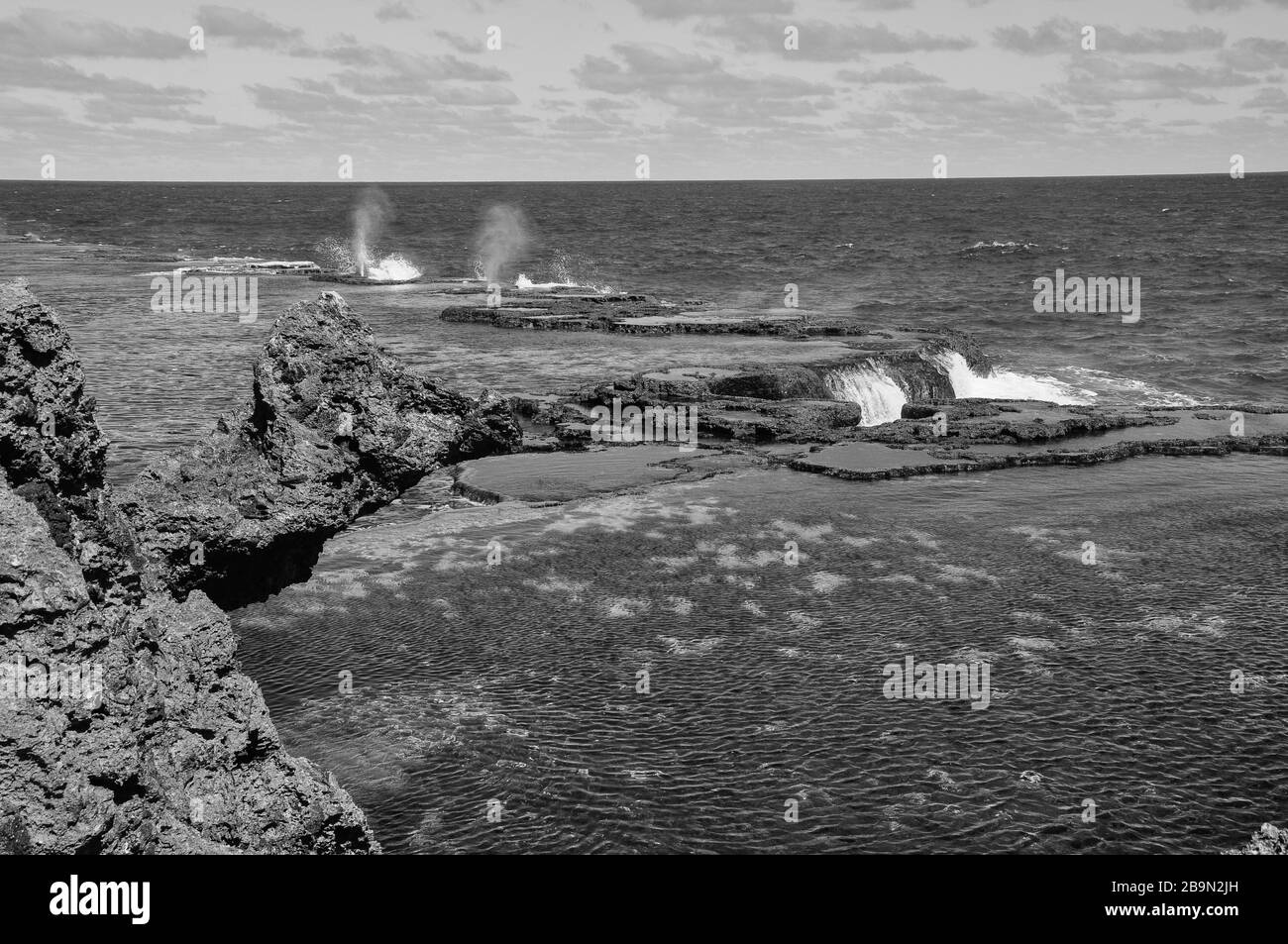 Mapu’a ‘a Vaea Blowholes Stock Photo - Alamy