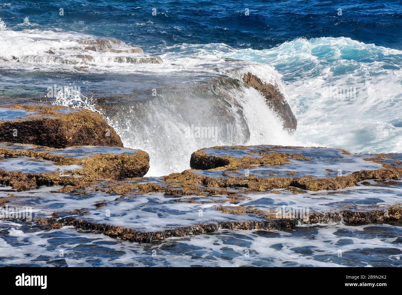 Mapu’a ‘a Vaea Blowholes Stock Photo - Alamy