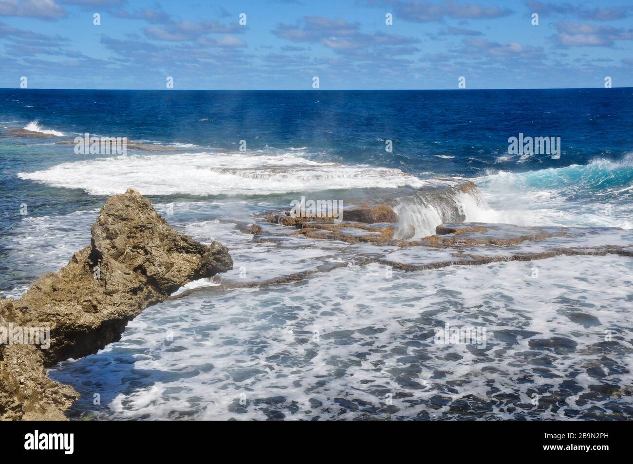 Mapu’a ‘a Vaea Blowholes Stock Photo - Alamy