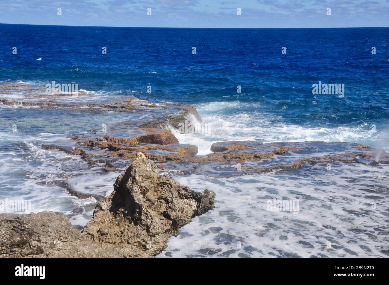 Mapu’a ‘a Vaea Blowholes Stock Photo - Alamy