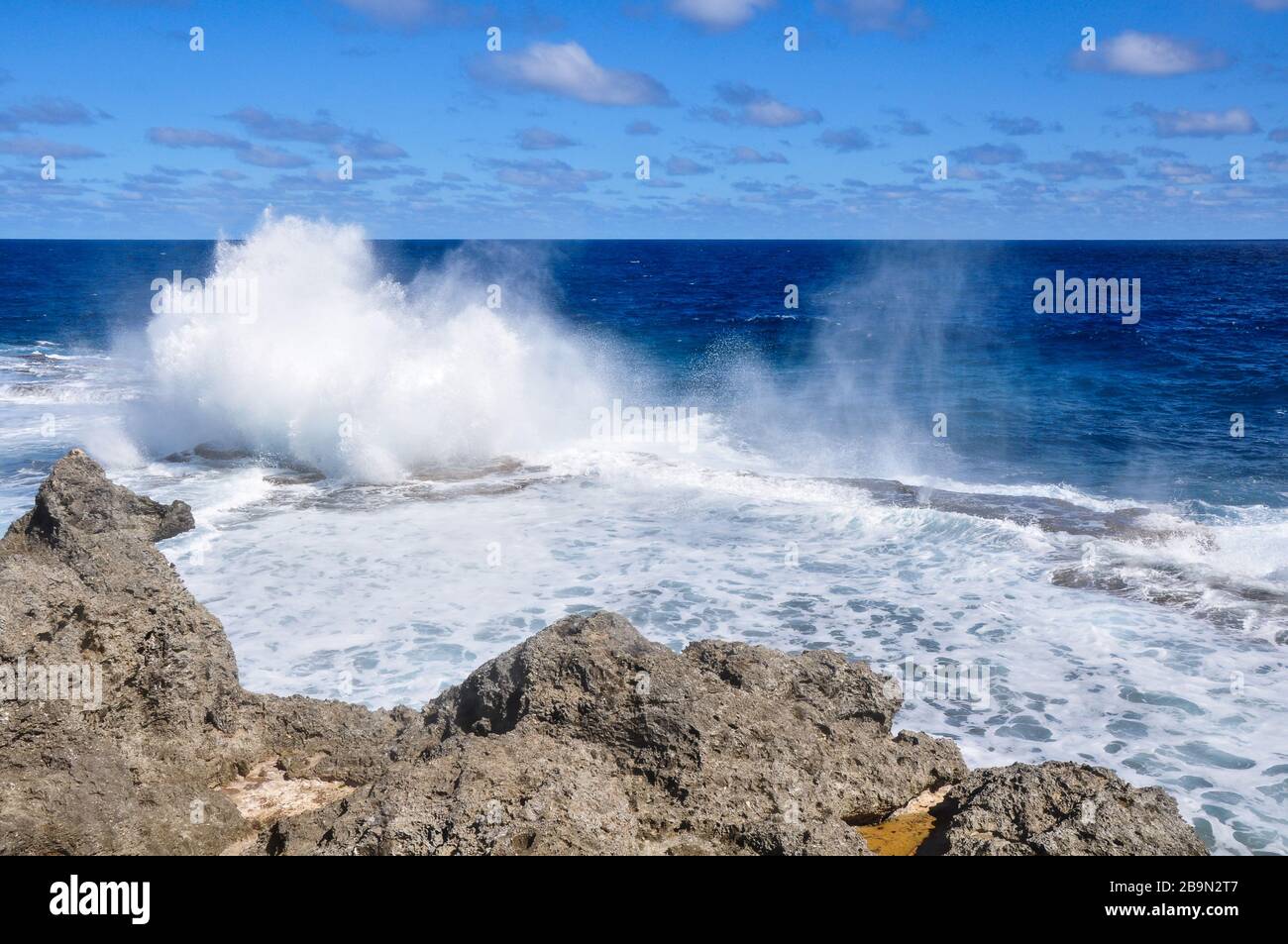 Mapua vaea blowholes hi-res stock photography and images - Alamy