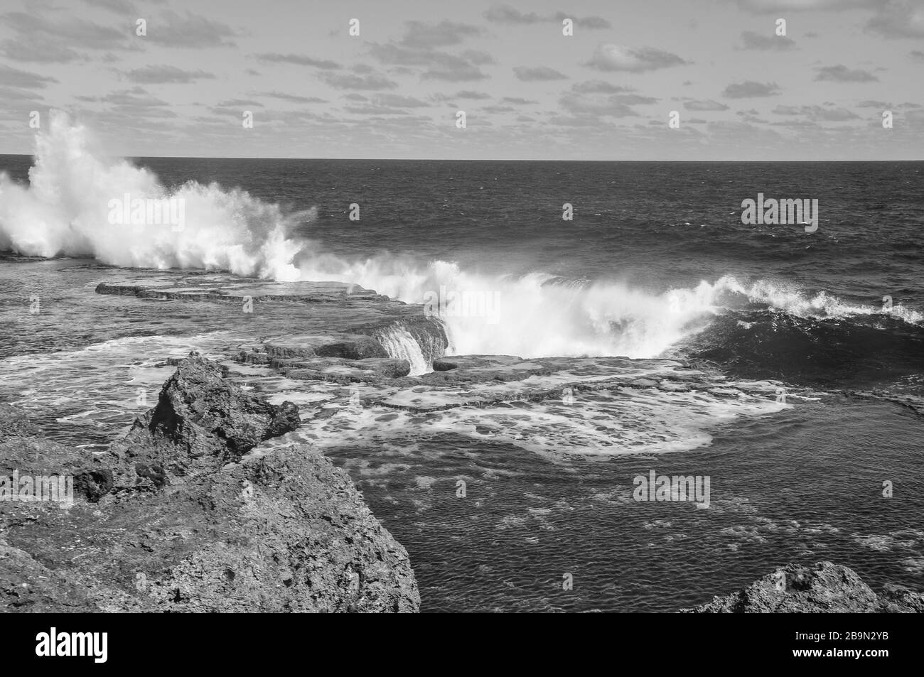 Mapu’a ‘a Vaea Blowholes Stock Photo - Alamy
