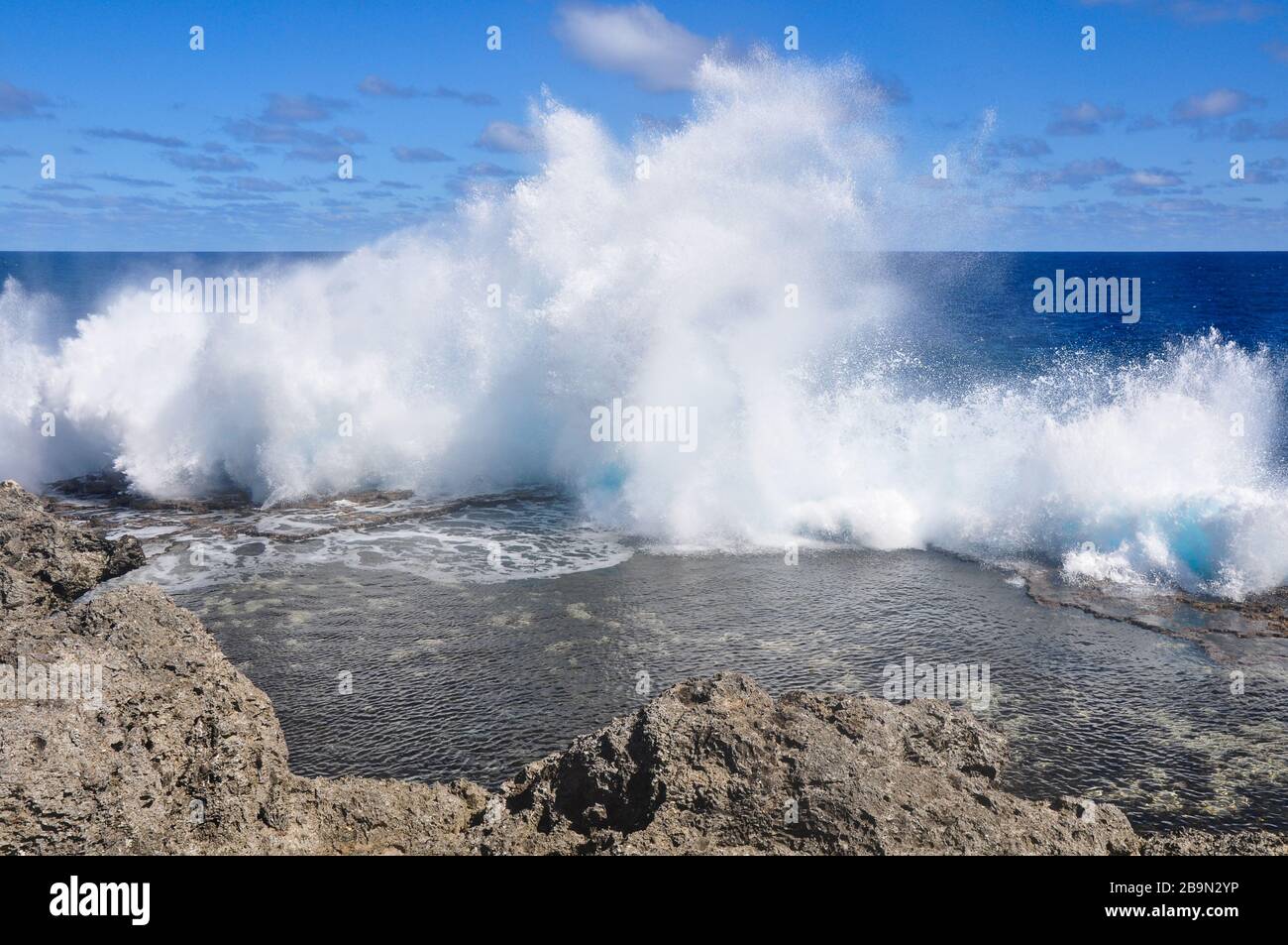 Mapu’a ‘a Vaea Blowholes Stock Photo - Alamy