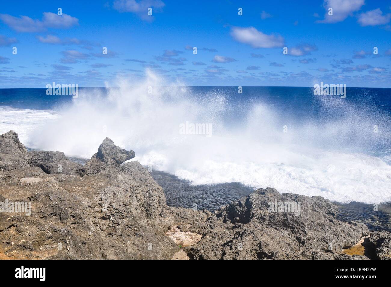 Mapu’a ‘a Vaea Blowholes Stock Photo - Alamy
